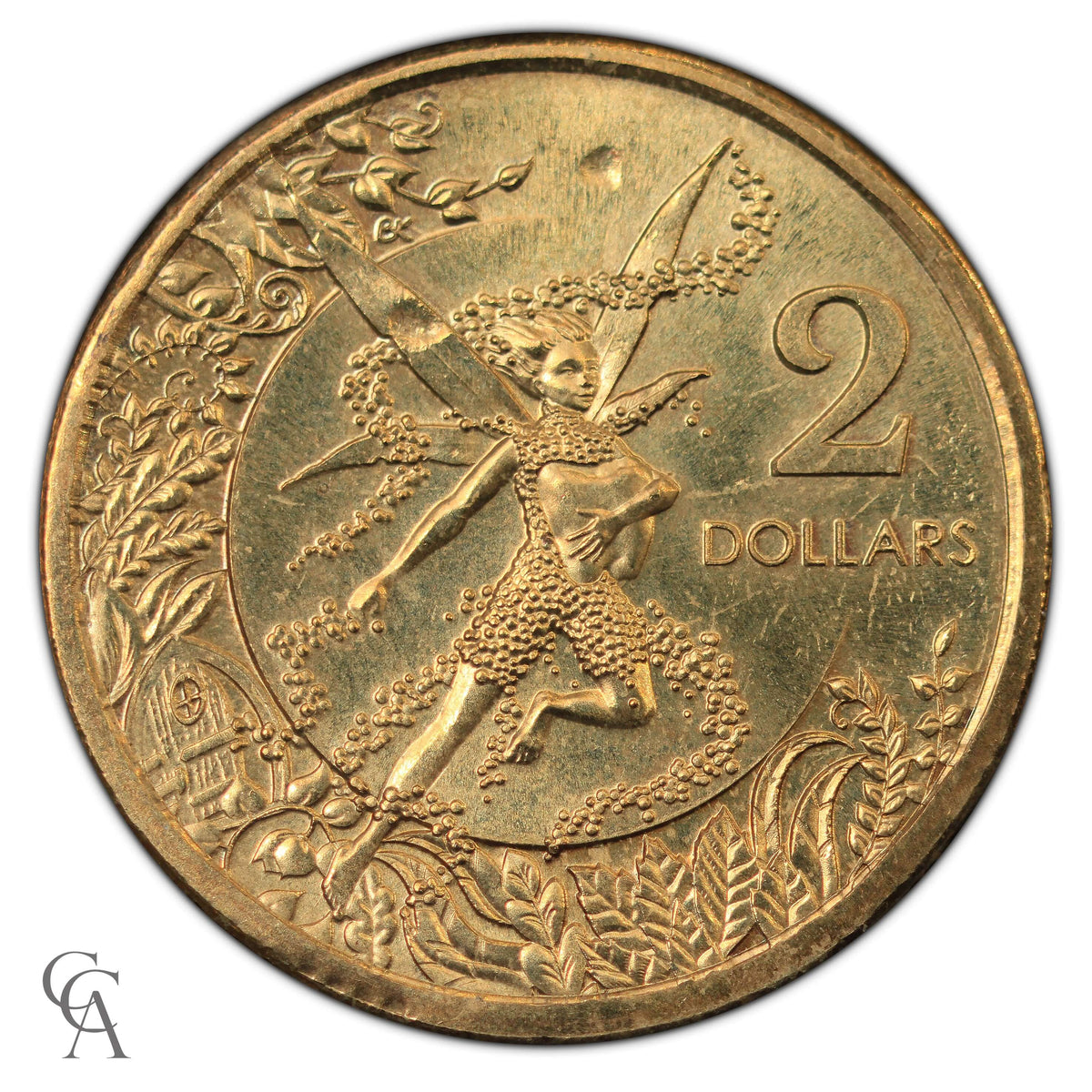 2020 Tooth Fairy $2 Coin - Strike Through and Collar Clash