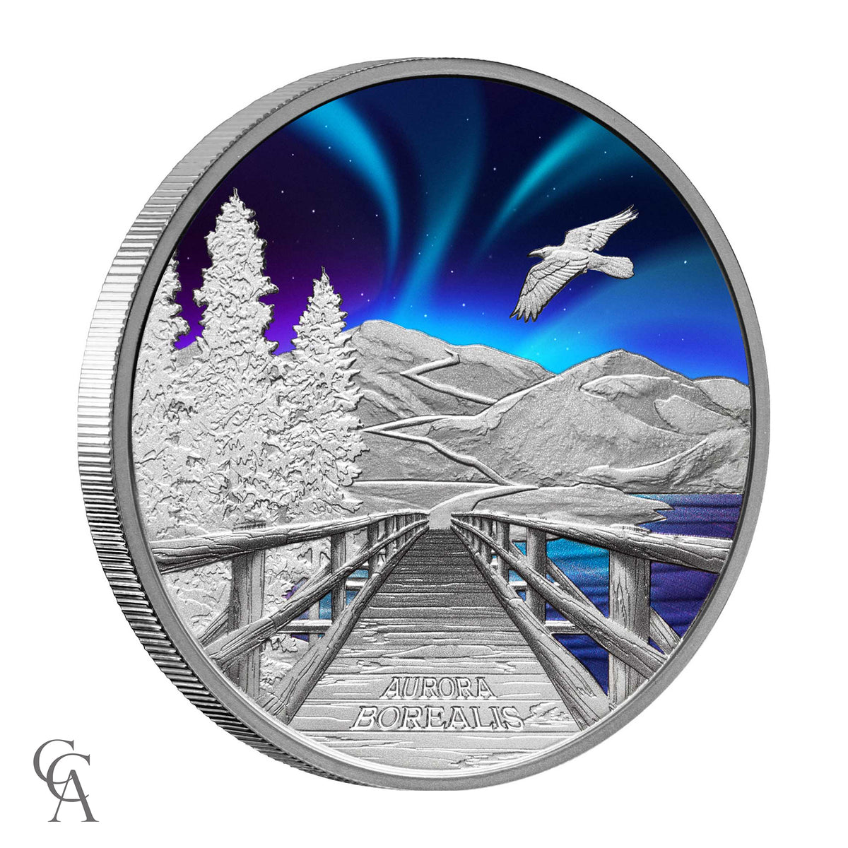 2023 Aurora Borealis $1 1oz Silver Proof Coloured Coin